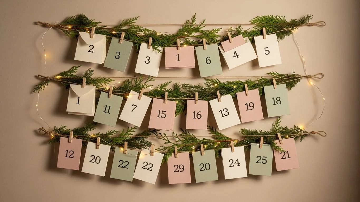 How to Make an Advent Calendar Wall Display That Doubles as Stunning ...